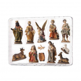 Set statuine Natività per presepe 11 pezzi