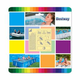Bestway toppe di riparazione resistenti all'acqua per piscine